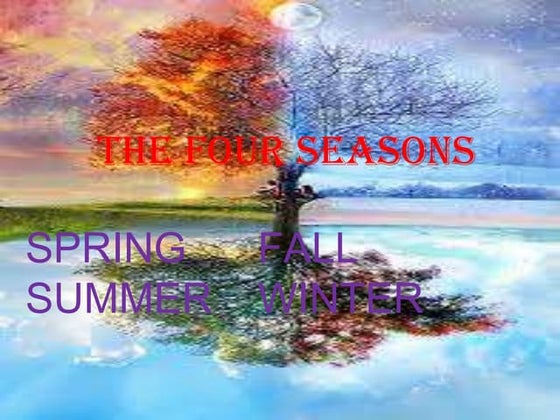 The four seasons | PPTX