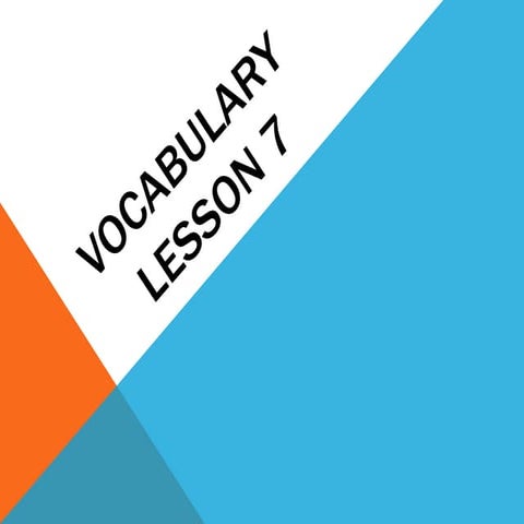 SPELLING WORDS L7 | PPTX