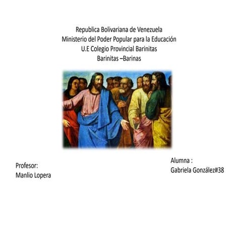 Los apostoles de jesus | PPTX