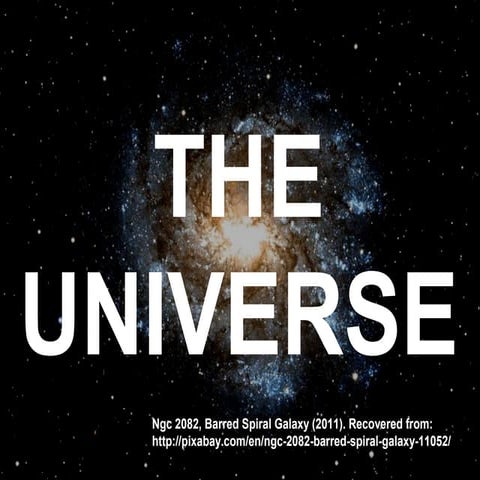 THE UNIVERSE LESSON | PPT | Space and Astronomy | Science