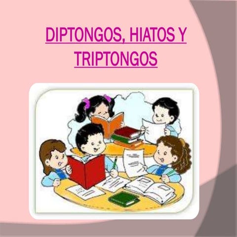Diptongos, Hiatos y Triptongos | PPTX