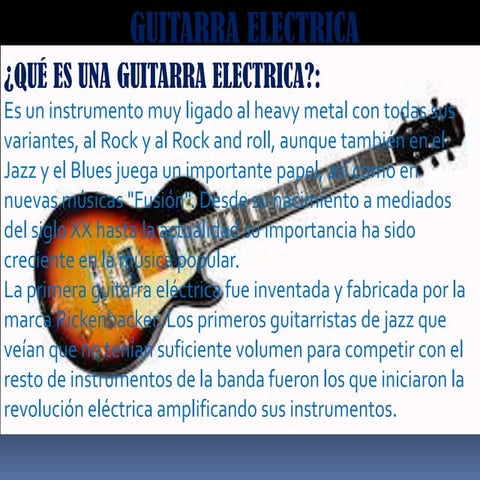 Cuáles Son Los Instrumentos Musicales Más Usados En Las Bandas De Rock ...