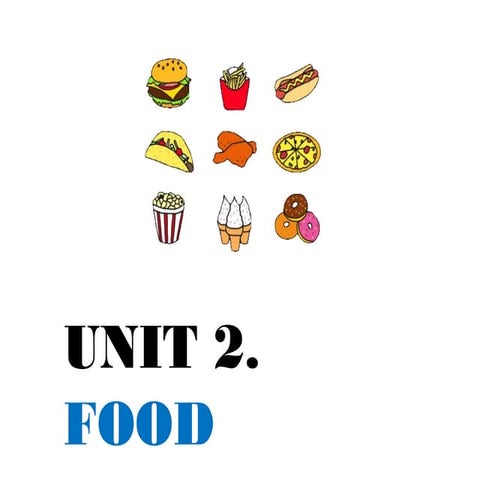 Unit 2. Food | PPT | Healthy Cooking and Eating | Food & Drink