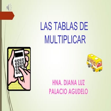 Las Tablas de Multiplicar | PPTX