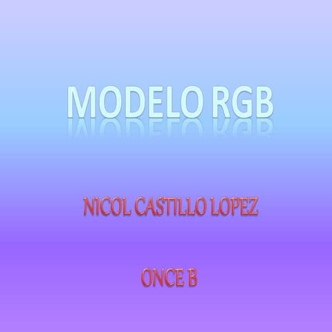 Modelo rgb | PPT