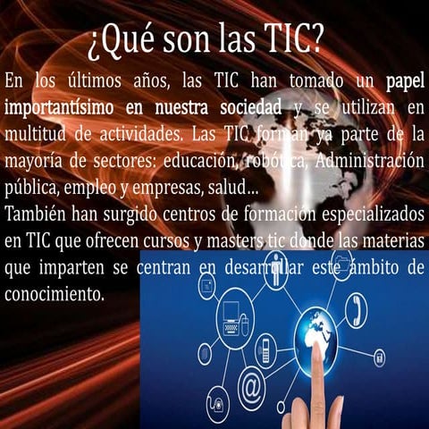 que son las tics? | PPTX