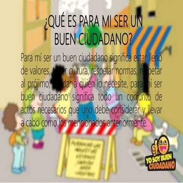 Qué es para ti ser un buen ciudadano | PPTX