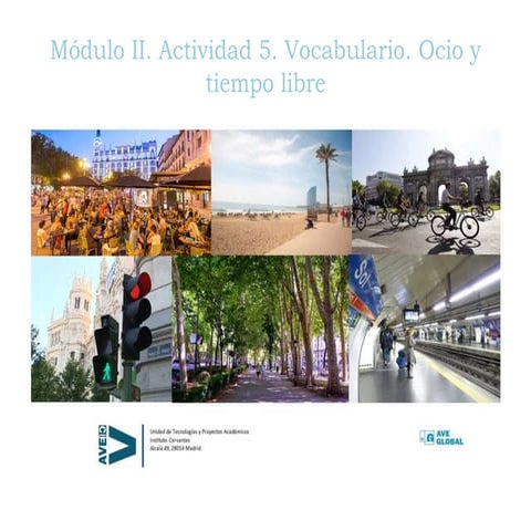 Vocabulario Ocio y tiempo libre | PPT