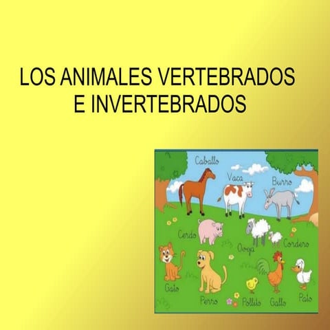 Los Animales Power Point | PPTX