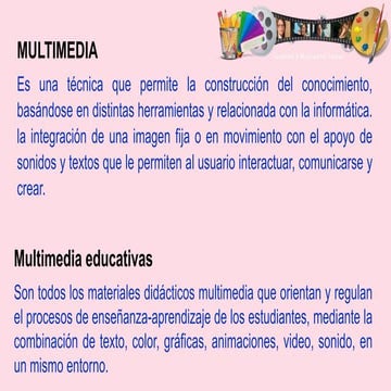 ¿Que es la Multimedia? | PDF