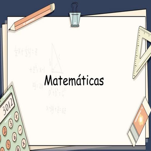 Presentación Matematicas | PPTX