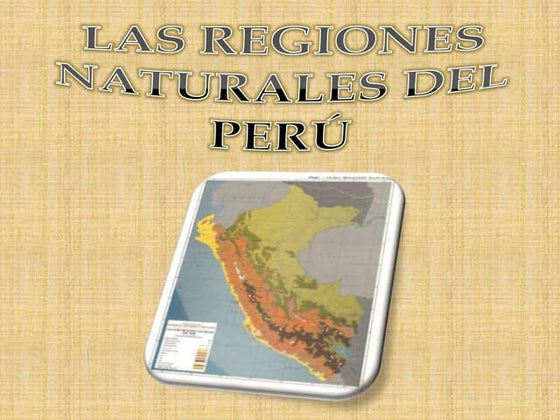 Regiones Naturales | PPTX