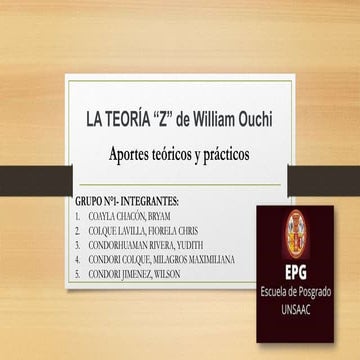 Presentación1 - TEORIA Z DE WILLIAM OUCHI.pptx