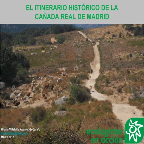 El itinerario histórico de la Cañada Real de Madrid | PDF