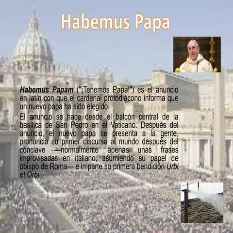 Habemus papa | PPTX