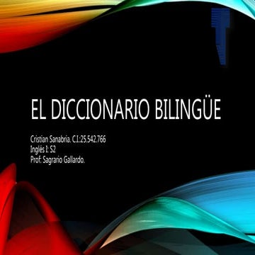 Uso del diccionario mapa conceptual | PPTX