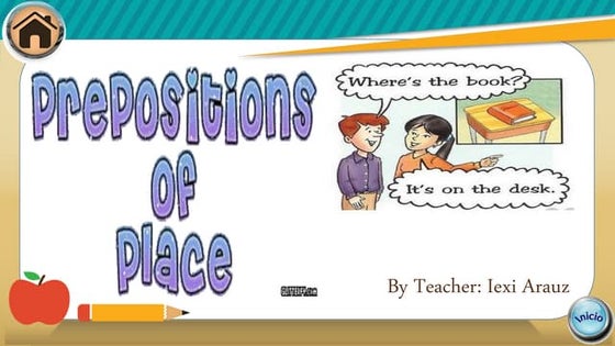 Prepositions of Place | PPT