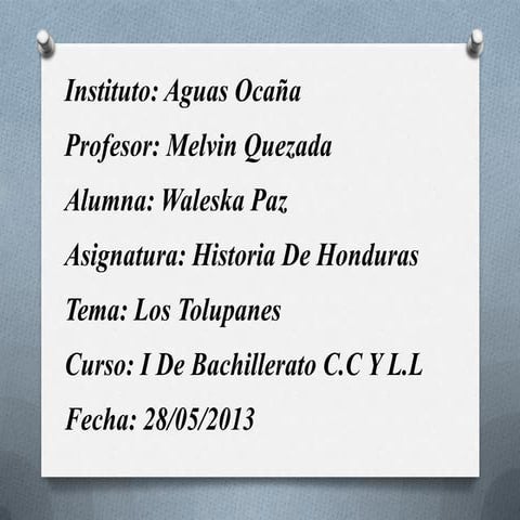 Los Misquitos | DOCX