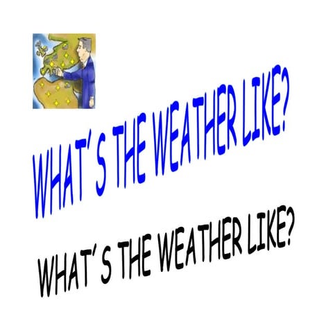 WEATHER SONG | PPT | Weather | Science