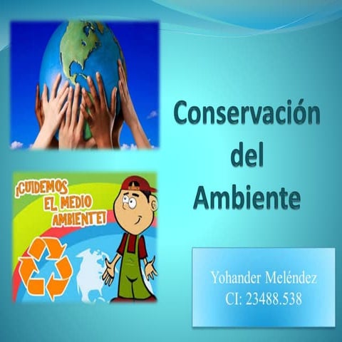 conservación ambiental | PPTX