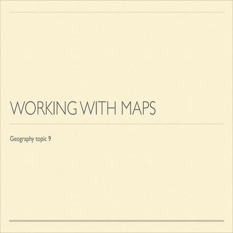 maps | PPT