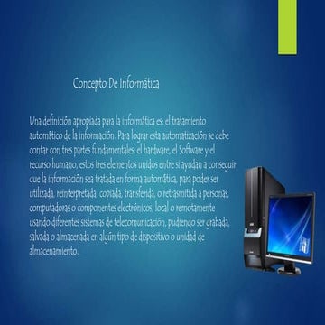 Presentación | PPTX | Computing | Technology & Computing