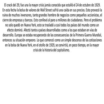 Depresion del 29 | PPTX
