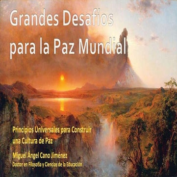 Grandes Desafíos para la Paz Mundial libro 5 | PPTX