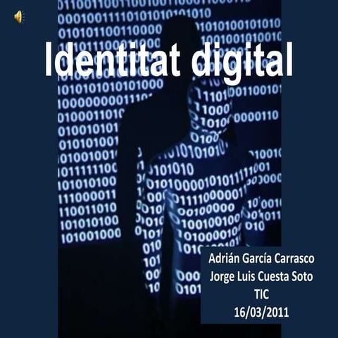 Identitat digital | PPTX