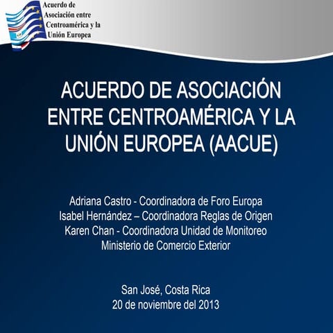 Presentación AACUE-Evento CR-UE Feb 2013 | PDF