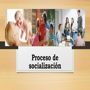 Proceso de socialización | PPTX