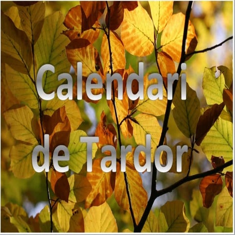 Calendari de Tardor | PPT