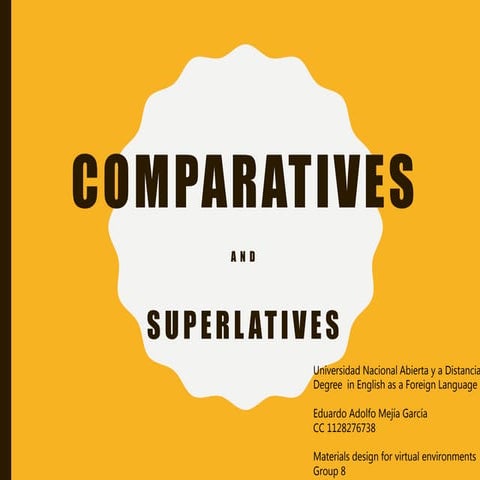 Presentación comparativos y superlativos | PPTX