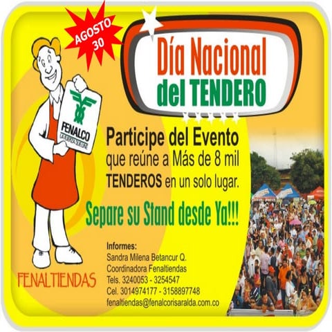 fenaltiendas. "DIA NACIONAL DEL TENDERO" | PPT