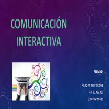 Presentación, comunicación interactiva | PPTX