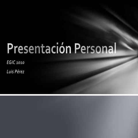 Presentación Creativa | PPTX | Technology & Computing