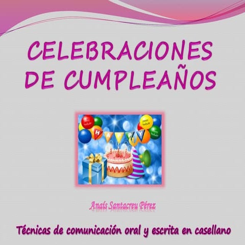 Presentación cumpleaños | PPTX