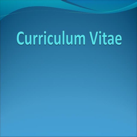 Taller CV | PPT