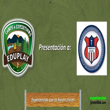 Presentación de camp eduplay para asfg david markman | PDF