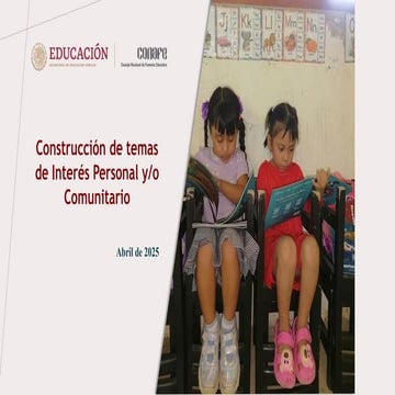 Presentación de creación de temas comunitario | PPTX