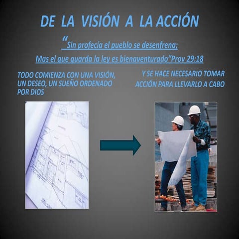 PresentacióN De La VisióN A La AccióN | PPTX