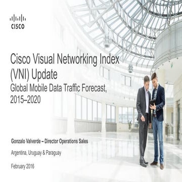 Cisco Visual Networking Index Global Mobile Data Traffic Forecast ...