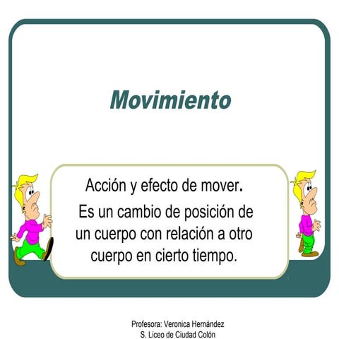 Presentación de movimiento | PPT