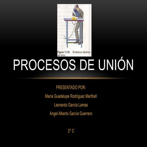 Procesos de unión | PPTX