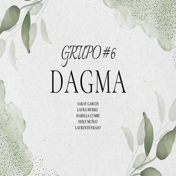 Presentación del Dagma, medio ambiente ciudad Cali | PDF