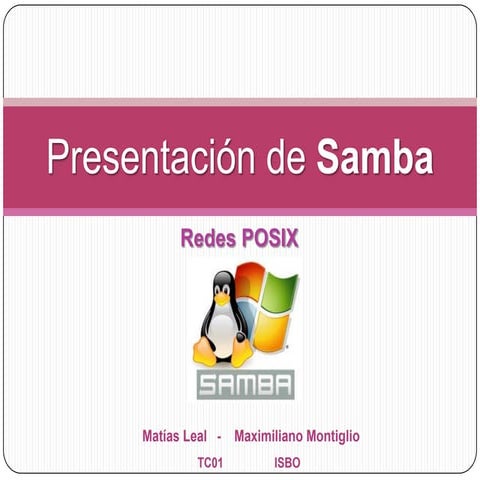 Presentación de Samba | PPTX