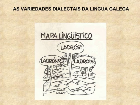Presentación dialectoloxía | PPT
