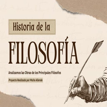 Presentación Diapositivas Historia de la Filosofía Collage Antiguo ...