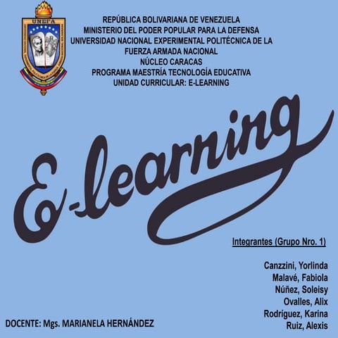 Presentación E-learning | PPTX