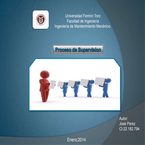 Supervision de personal | PPTX